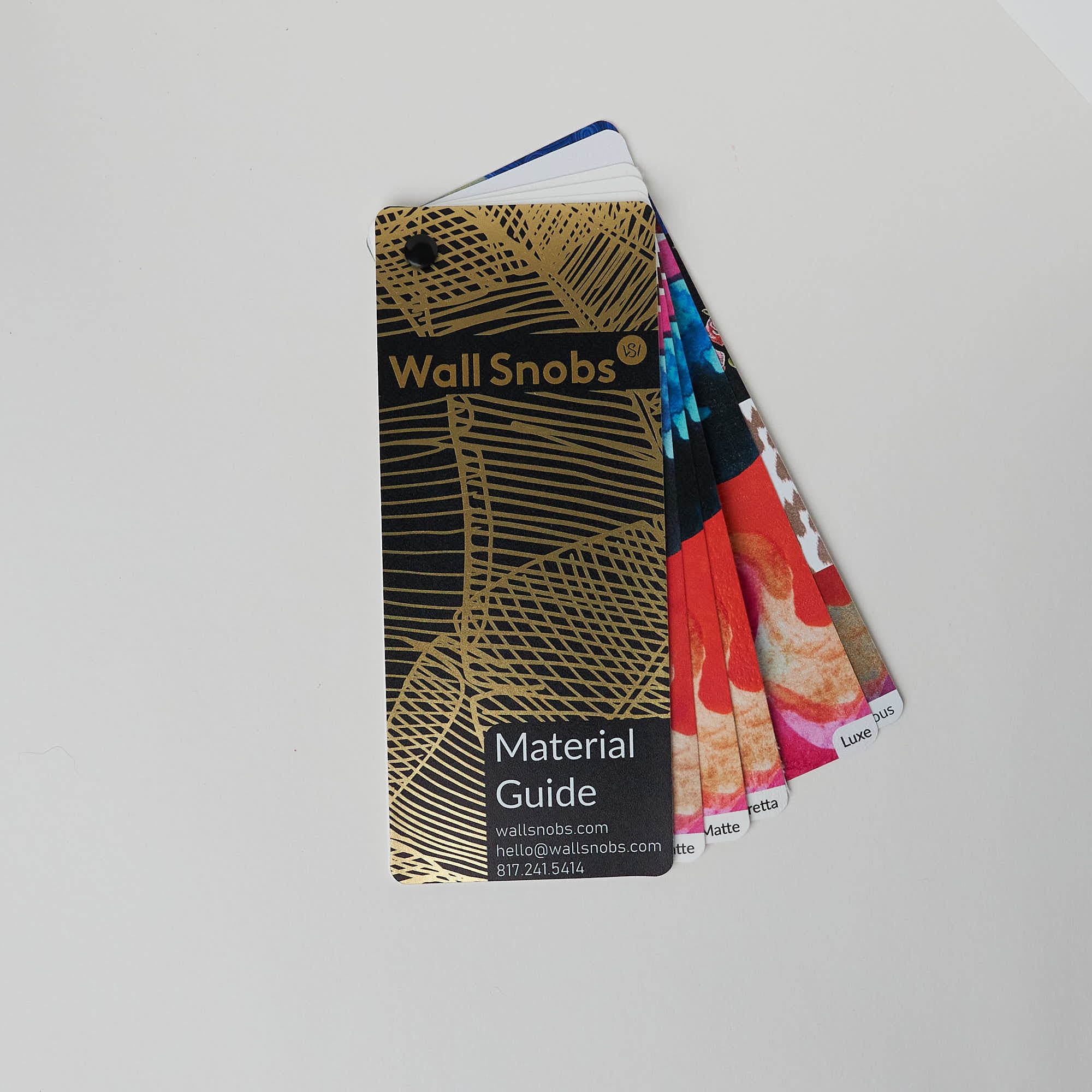 Free Material Swatch Guide – Wall Snobs